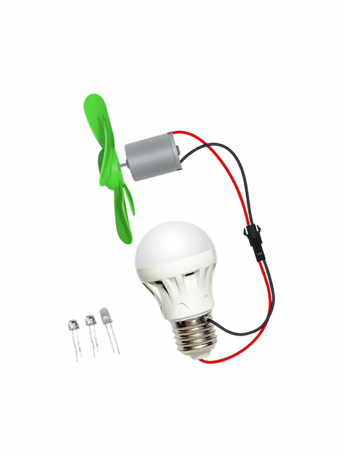 Интерактивная игрушка, Комплект ветряных турбин плюс лампа накаливания мощностью 12 В 3 Вт