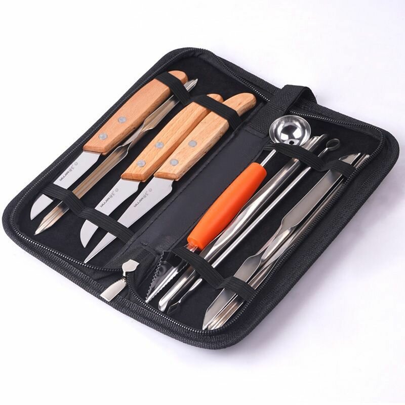 Инструменты для резьбы, нож шеф-повара из нержавеющей стали, УФ-тип, штамповочный нож, нож для резьбы, острый кухонный нож для фруктов и овощей, полный набор