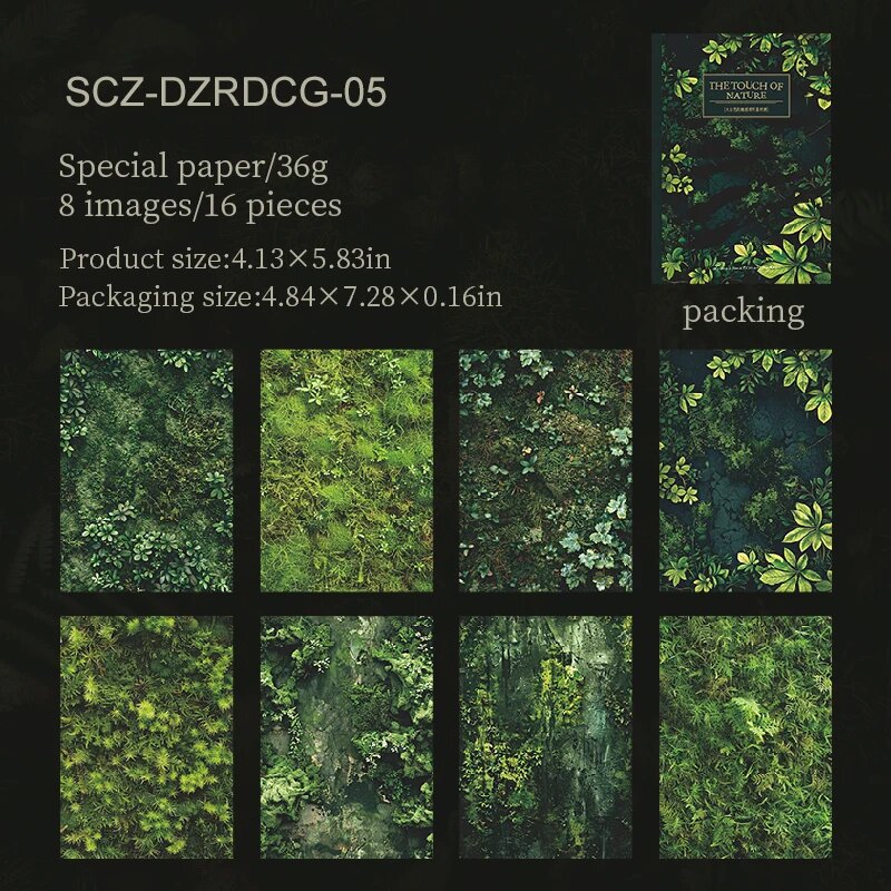 Бумага для скрапбукинга JIANWU The Touch of Nature, SCZ-DZRDCG-05