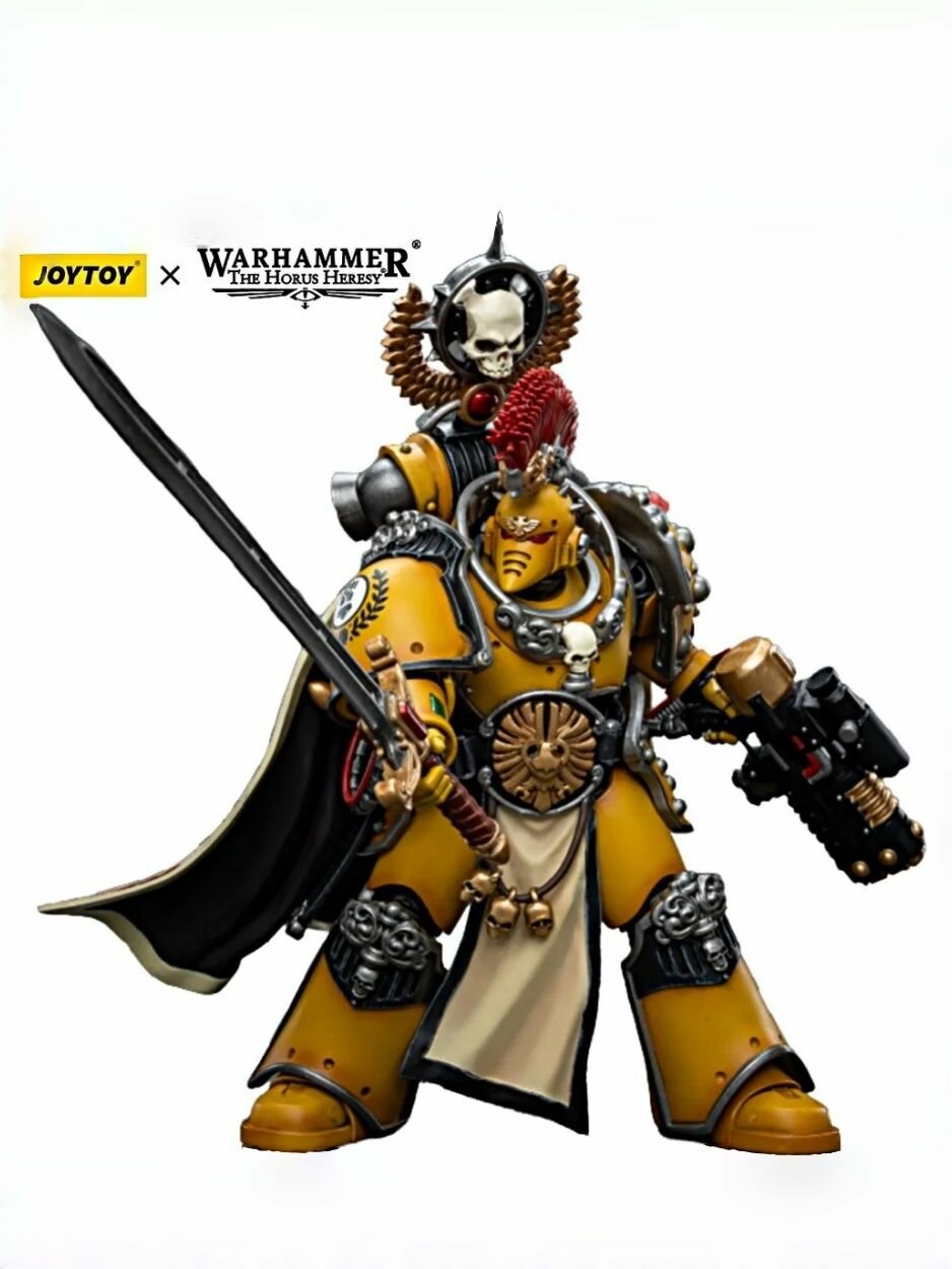 Warhammer: Ересь Хоруса Имперские Кулаки Претор Легиона с Силовым Мечом/Imperial Fists Legion Praetor with Power Sword
