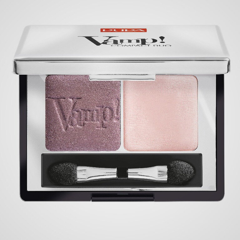 Компактные двойные тени тон 003 Нежный лиловый PUPA MILANO VAMP! DUO 003 Тени 2,2 гр