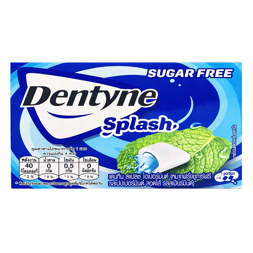 Dentyne Splash Hypermint жвачка со вкусом мяты 15,2 гр