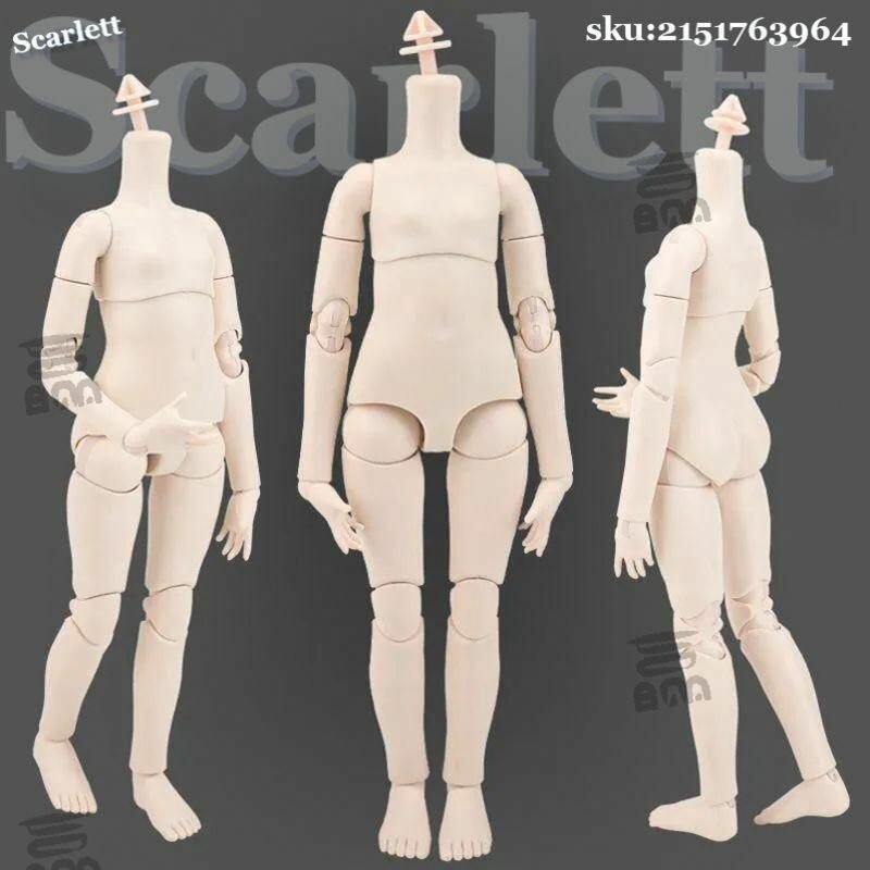 Высококачественное шарнирное тело куклы/Белое кукольное тело888