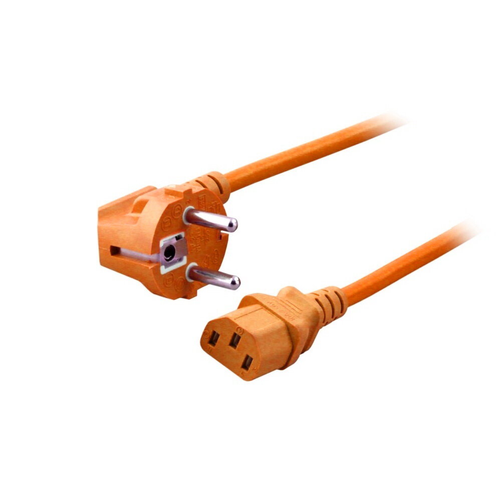 Кабель ACD ZJE-001 Шнур (кабель питания) ACD SUPER HEAVY DUTY 3*2,5 S22C13, (Schuko - C13), 10А, оранже 2,0 м {50} уц-2-1