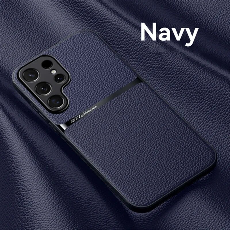 Чехол для телефона из матовой кожи с поддержкой MagSafe для Samsung S26 S25 S24 S23 S22 S21 S20 Ultra Plus FE, противоударный чехол, аксессуары для телефонов