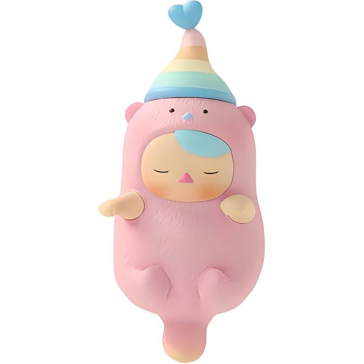 Фигурка унисекс POP MART Pucky Otter Baby, розовый