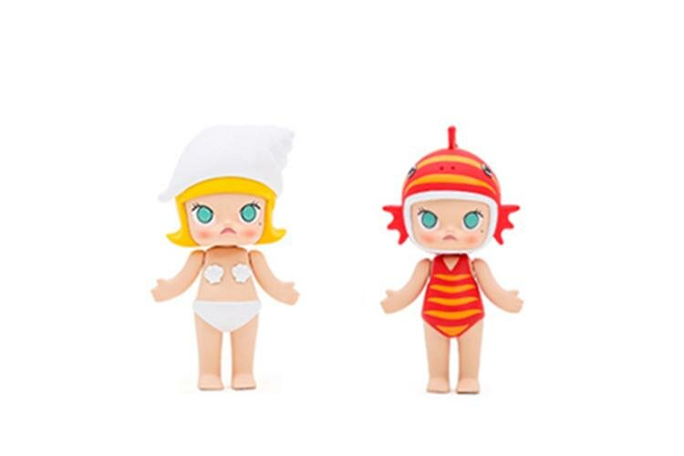 POP MART Mystery Boxes Молли Океанская коллекция, multicolor, Confirmed-Shells & Lionfish (Open)