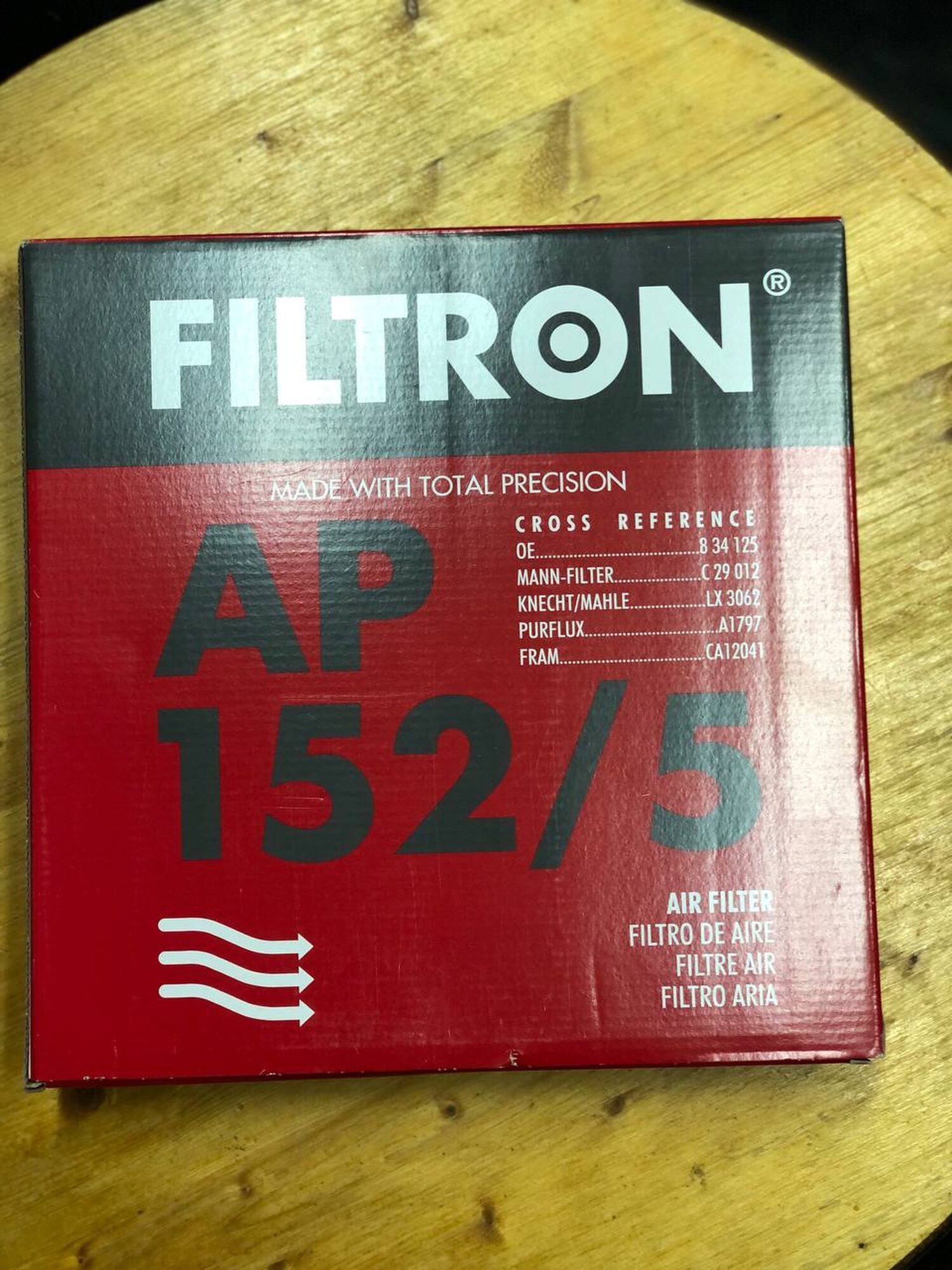 Фильтр воздушный FILTRON ap152/5