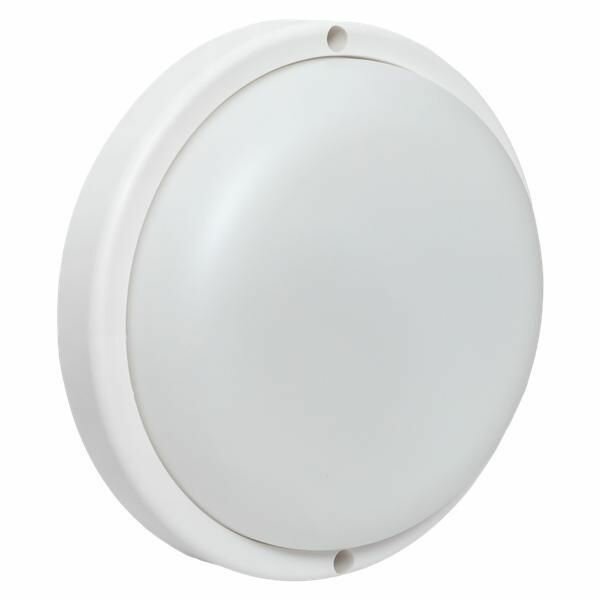 Светильник светодиодный EKF LUMA, ЖКХ, круг, с микроволновым датчиком движения, 18 Вт, 6500K, IP65