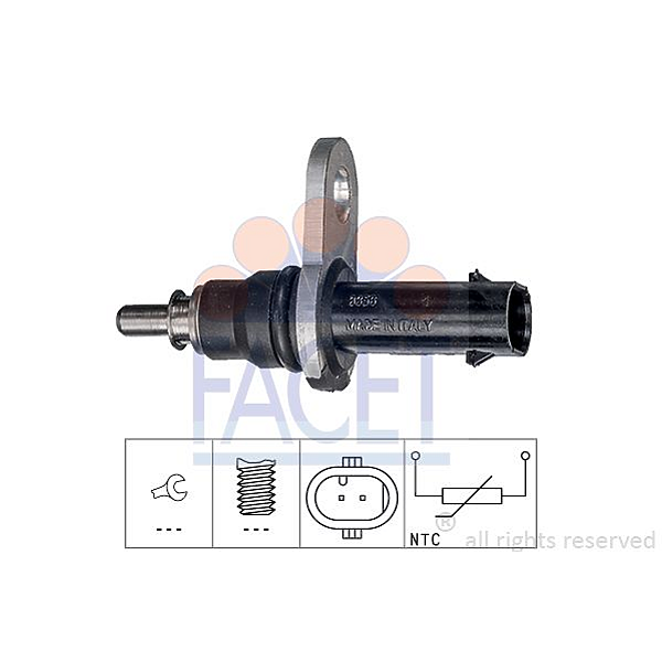 FACET 7.3356 датчик температуры охлаждающей жидкости\ Audi (Ауди) a3 / a4 / a6, VW Golf (Гольф) / Passat