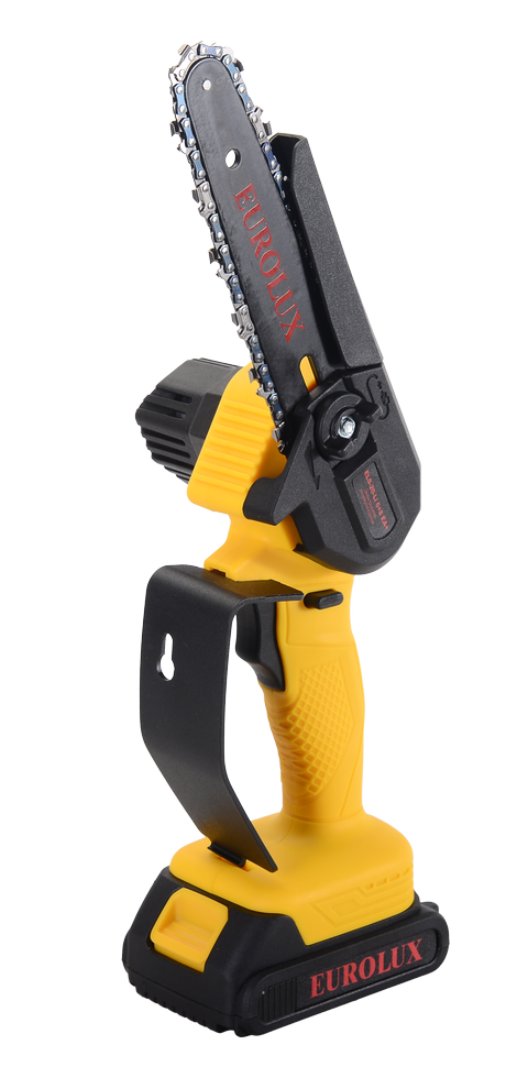 Электрическая аккумуляторная пила Eurolux ELS-20-Li 6+8 (две цепи, две шины, АКБ и ЗУ)