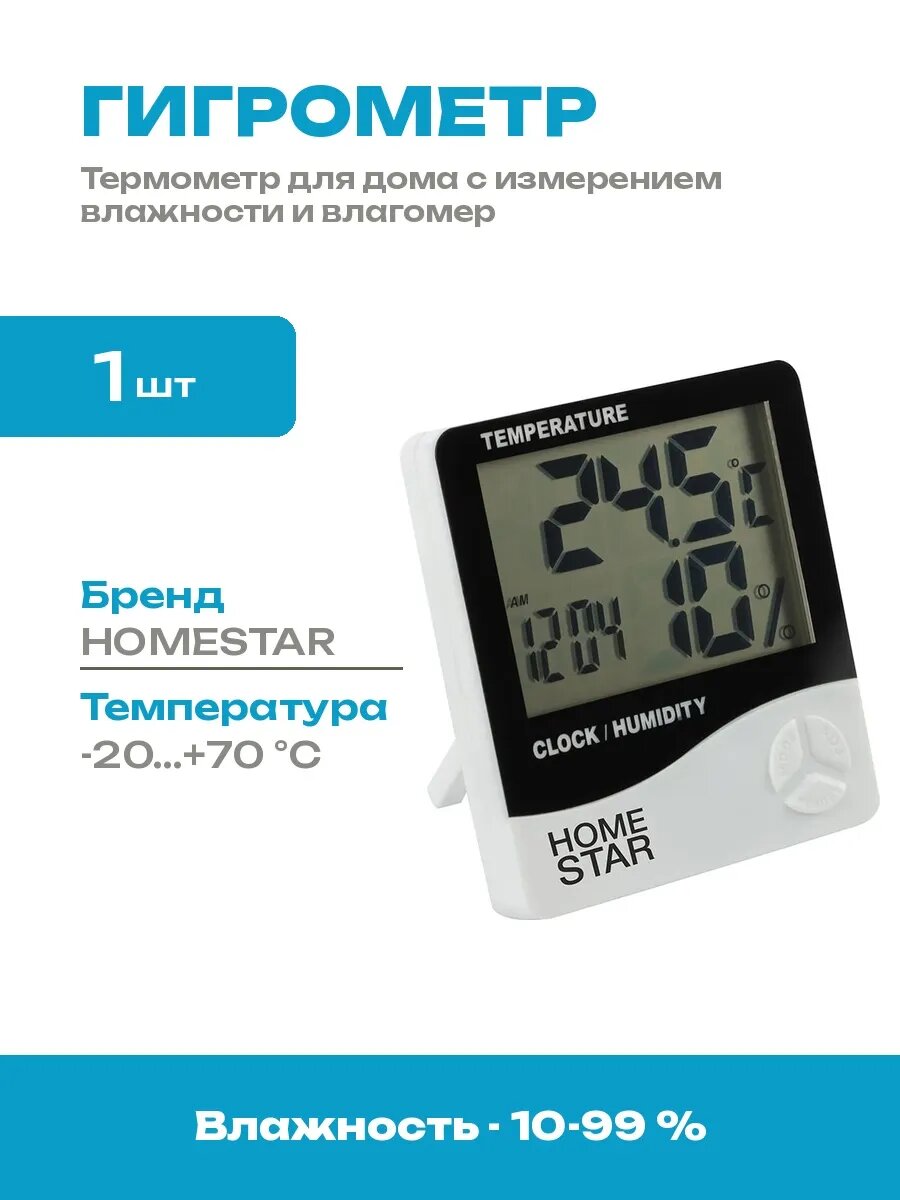 Цифровой гигрометр для бетона и измеритель влажности воздуха