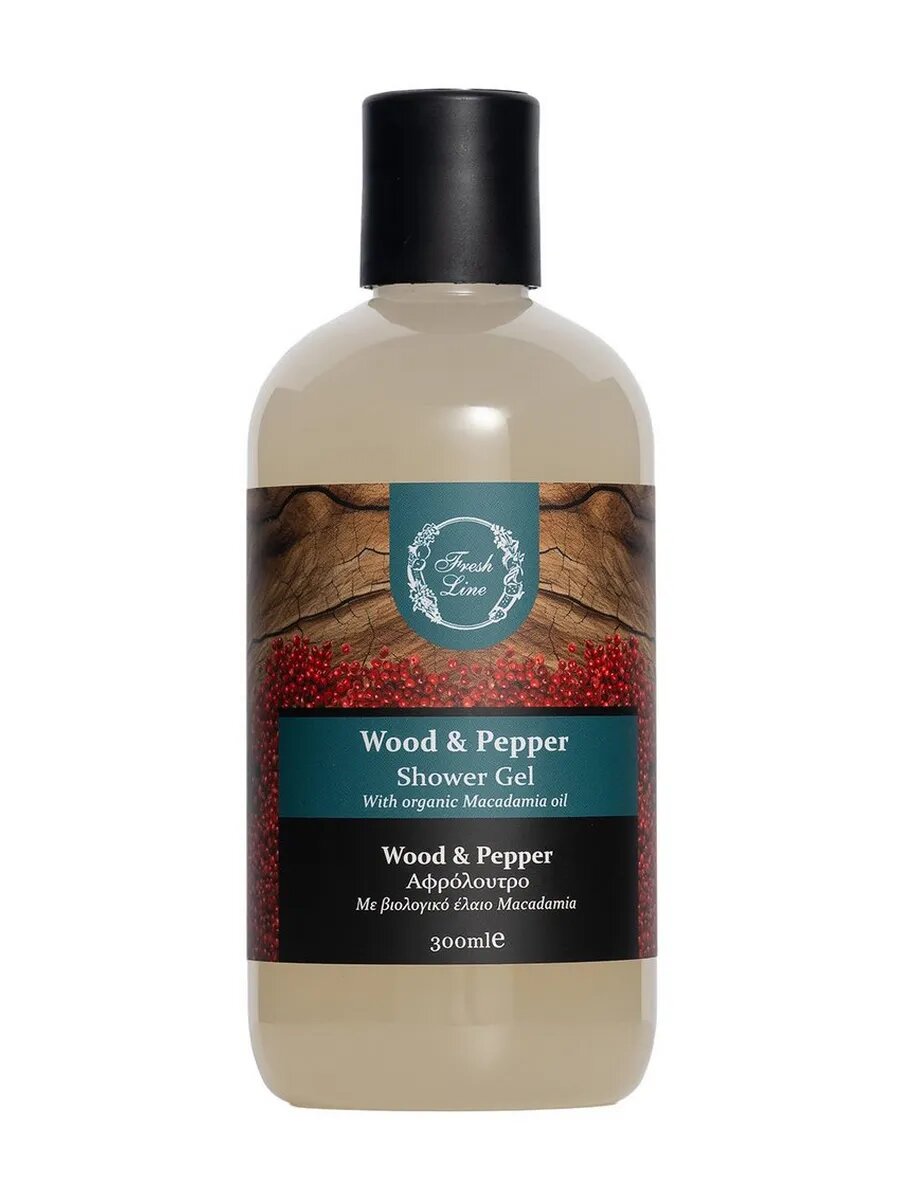 Fresh Line Wood Pepper Shower Gel Гель для душа 300 мл/гр