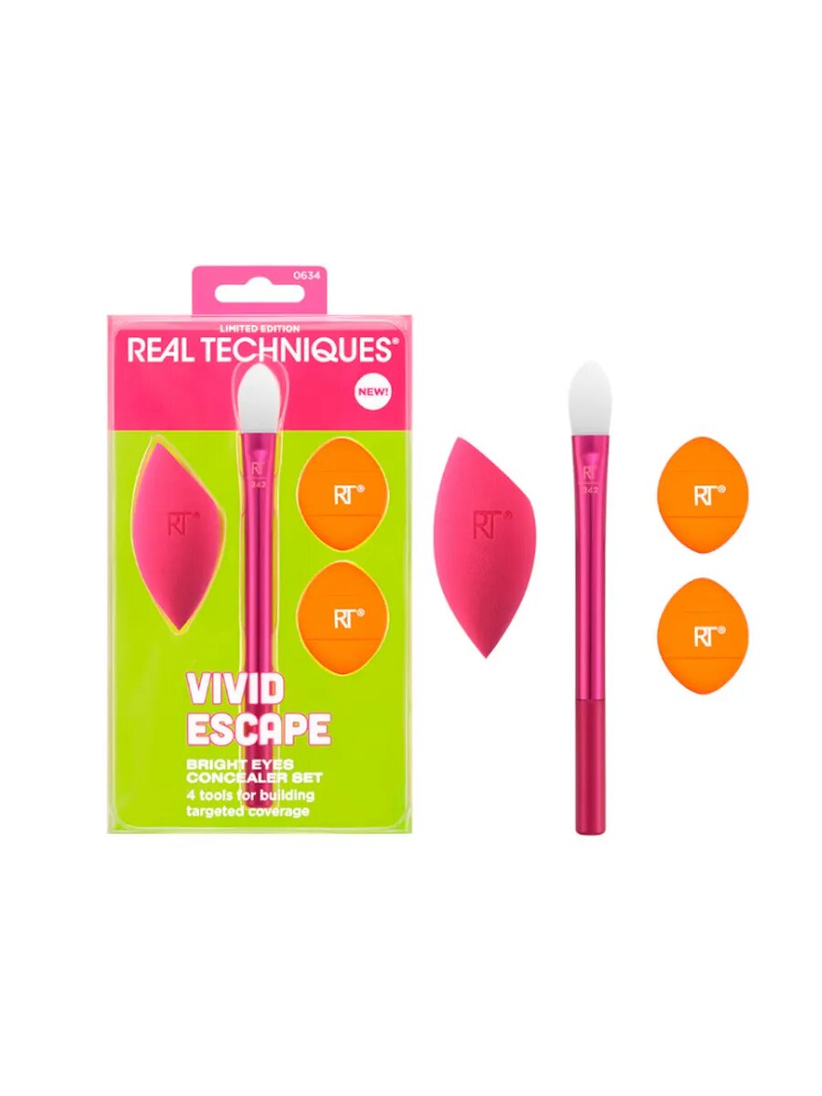 REAL TECHNIQUES Vivid Escape Bright Eyes Concealer Set Набор США 1 шт
