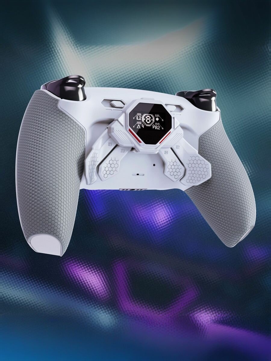 EXtremeRate SPARK Back Paddles Kit для контроллера PS5 BDM-030 / 040 / 050 /060 с кликающими триггерами и стопорами хода