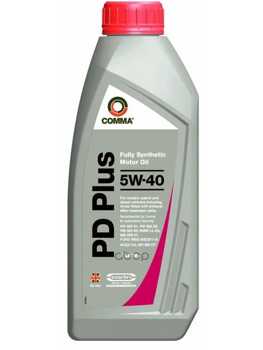 COMMA Comma 5W40 Pd Plus (1L)_ Моторное! Синт Acea C3, Api Sn