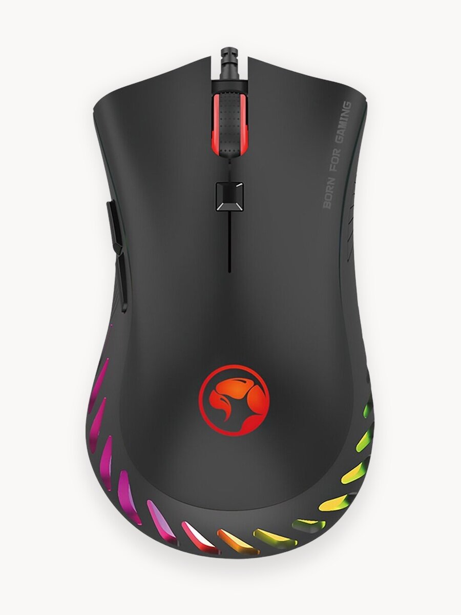 Мышь Marvo Gaming G985, оптическая, Pixart3325, 7 кнопок, RGB подсветка, USB Type A