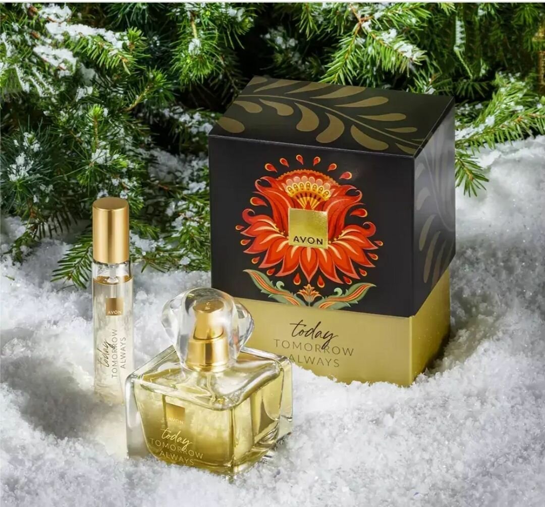 AVON/Эйвон Парфюмерный набор Today (Тудей) Парфюмерная вода 45мл и 10мл