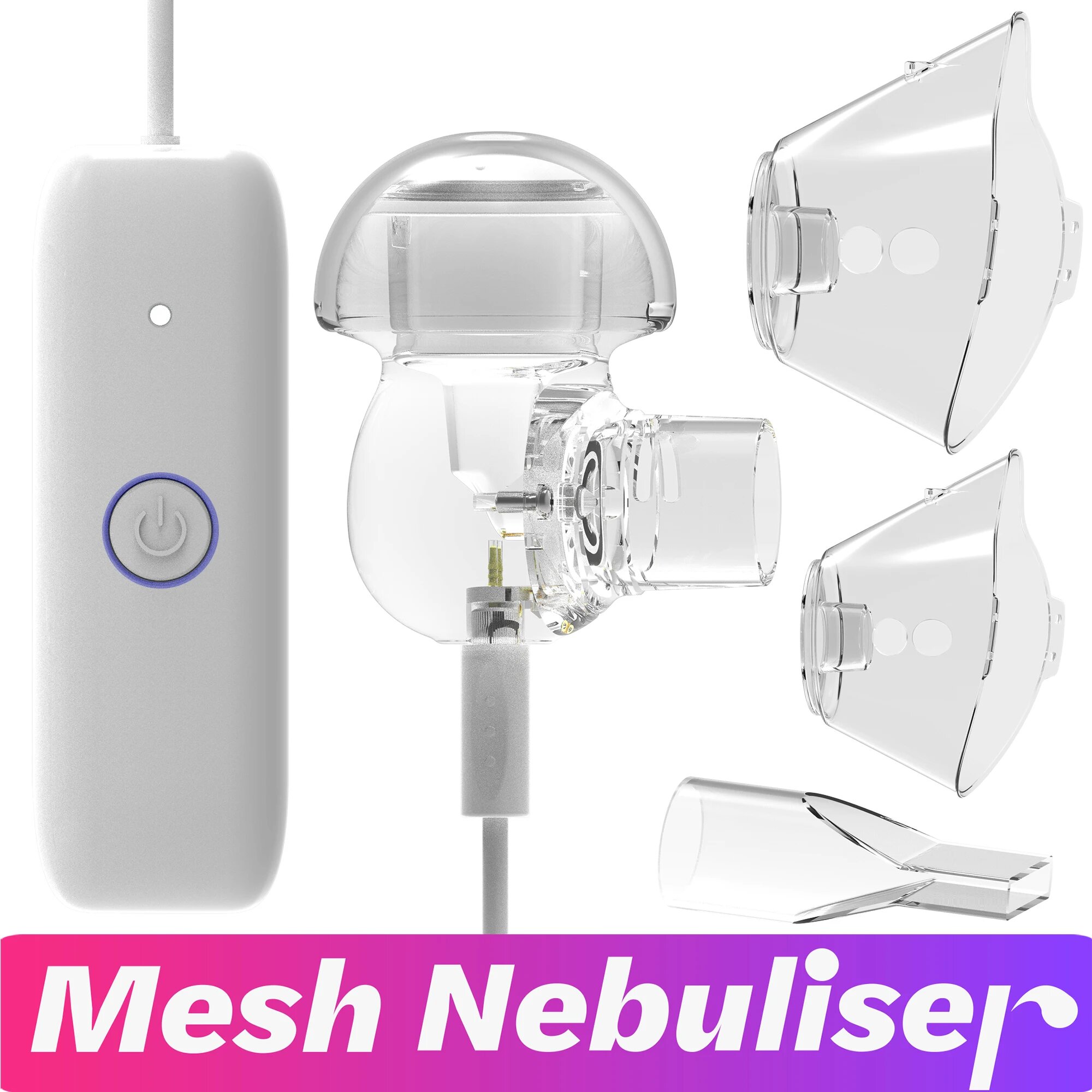 Мини-ручной портативный распылитель для здравоохранения, бесшумный ультразвуковой распылитель inalador для детей и взрослых, перезаряжаемый автоматизатор