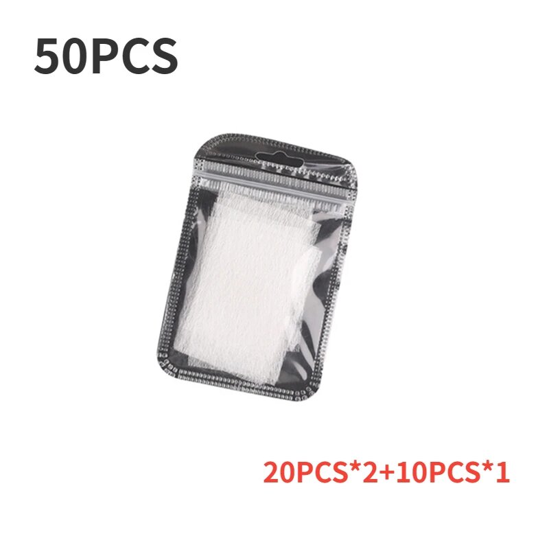 50 шт, наращивание ногтей, шелковое стекловолокно, нетканый шелк, форма, обертка, маникюрное здание, УФ-гель, французские акриловые кончики, бумага из стекловолокна