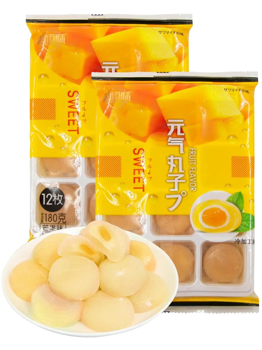 Азиатский десерт Моти со вкусом Манго 180 г * 2 шт