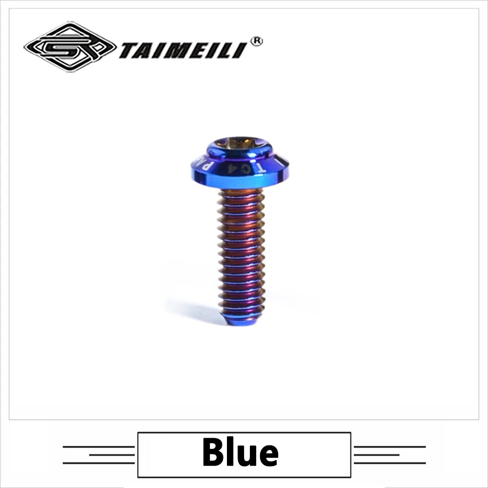 1 шт. винтовая головка зонтика TAIMEILI из титанового сплава, серия T1, M4x10/12/16/20/25 мм, модификационный винт для велоспорта