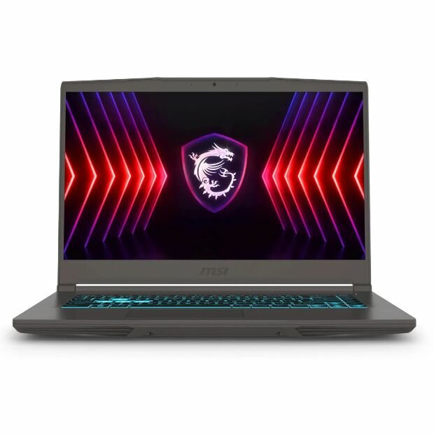 15,6" Ноутбук MSI THIN 15 B12UC-1628XRU (9S7-16R831-1628) серый - 1920x1080, IPS, Intel Core i7-12650H, ядра: 10 x 2,3 ГГц, 16 ГБ, SSD 512 ГБ, NVIDIA GeForce RTX 3050 (4 Гб), W10Pro