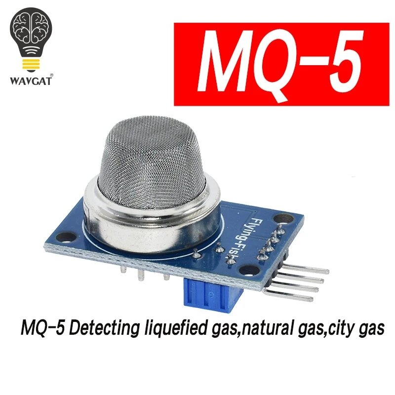 Датчики газа MQ-2 MQ-3 MQ-4 MQ-5 MQ-6 MQ-7 MQ-8 MQ-9 MQ-135 набор из 9 штук для Arduino MQ5