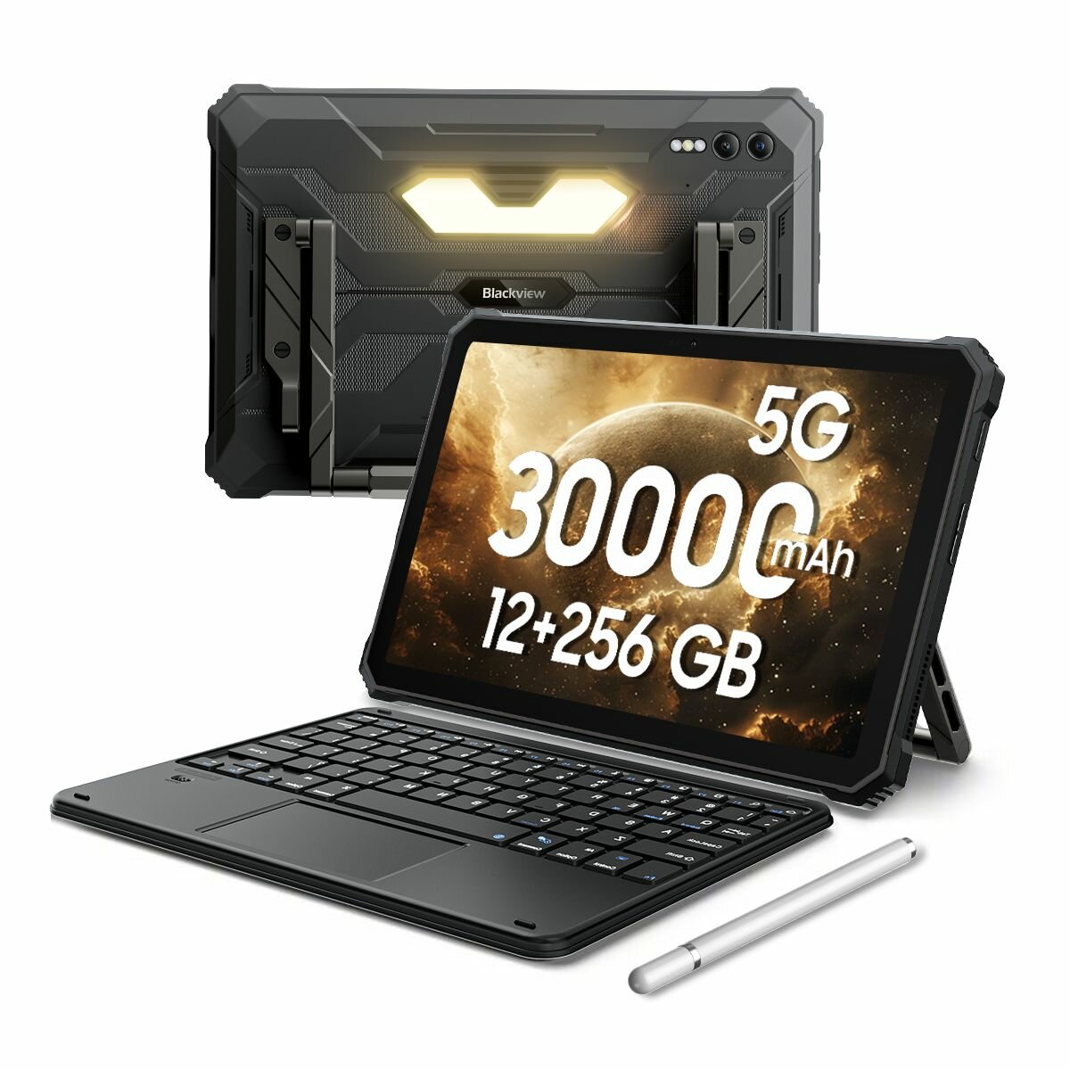 Планшет Blackview Tab Active 10 Pro, 12+24/256Gb, Black (черный)