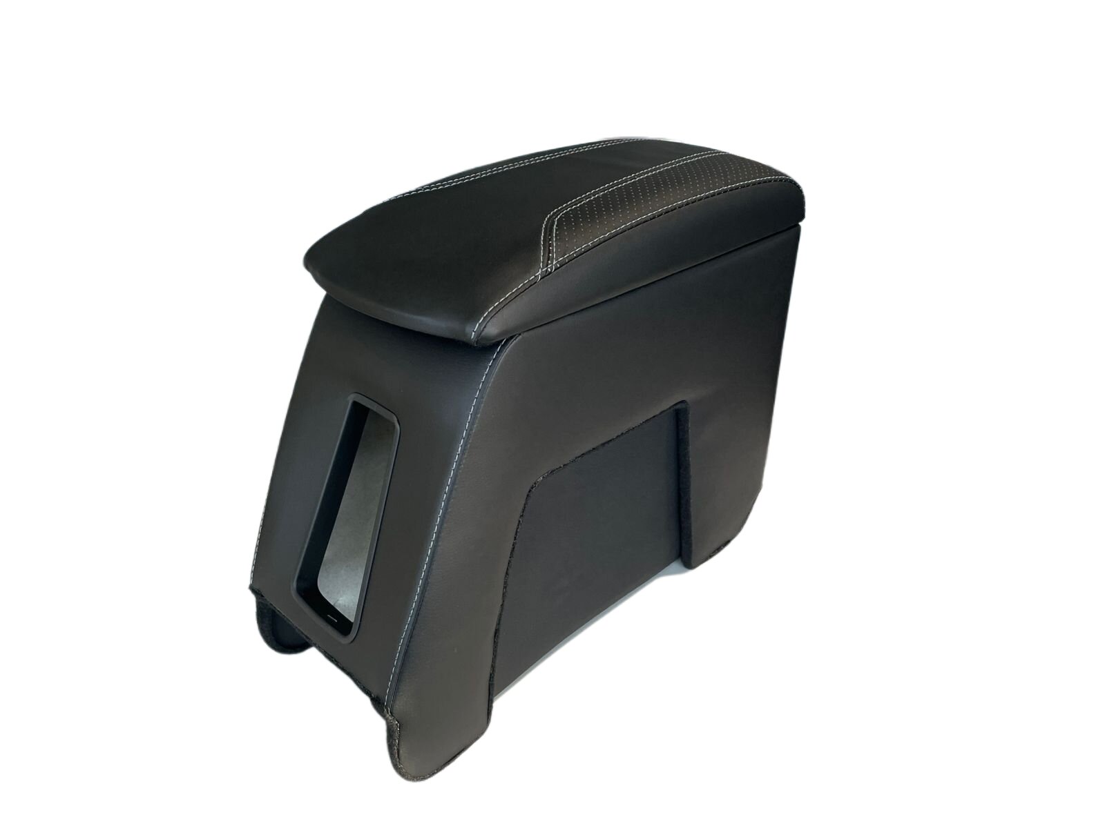 Подлокотник Volkswagen Polo/Фольксваген Поло (2008-2020), цвет черный, исполнение "Премиум"