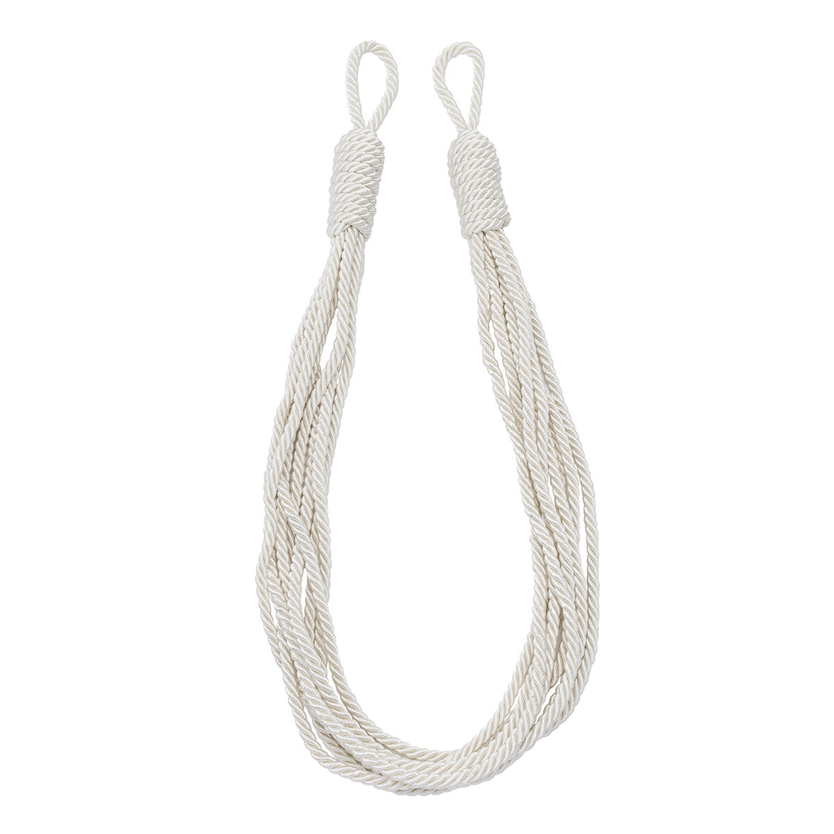 Подхват для штор текстильный 73*2 см, 'Каскад', Айрис (молочный)