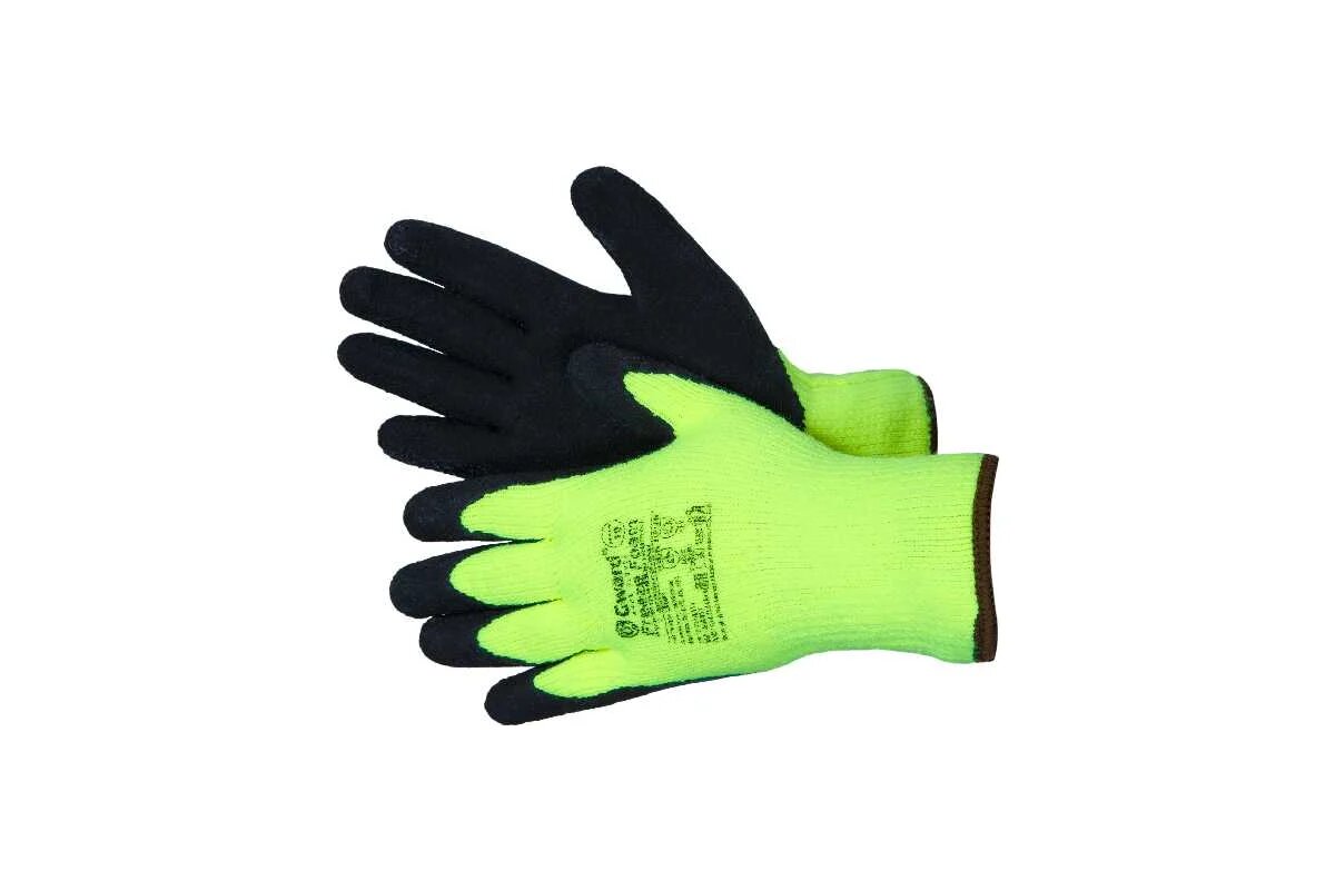 Gward FREEZE FOAM Перчатки из акриловой пряжи с начесом, покрыты вспененным латексом р. XL 12 пар в упаковке арт. L5004 L5004/XL12