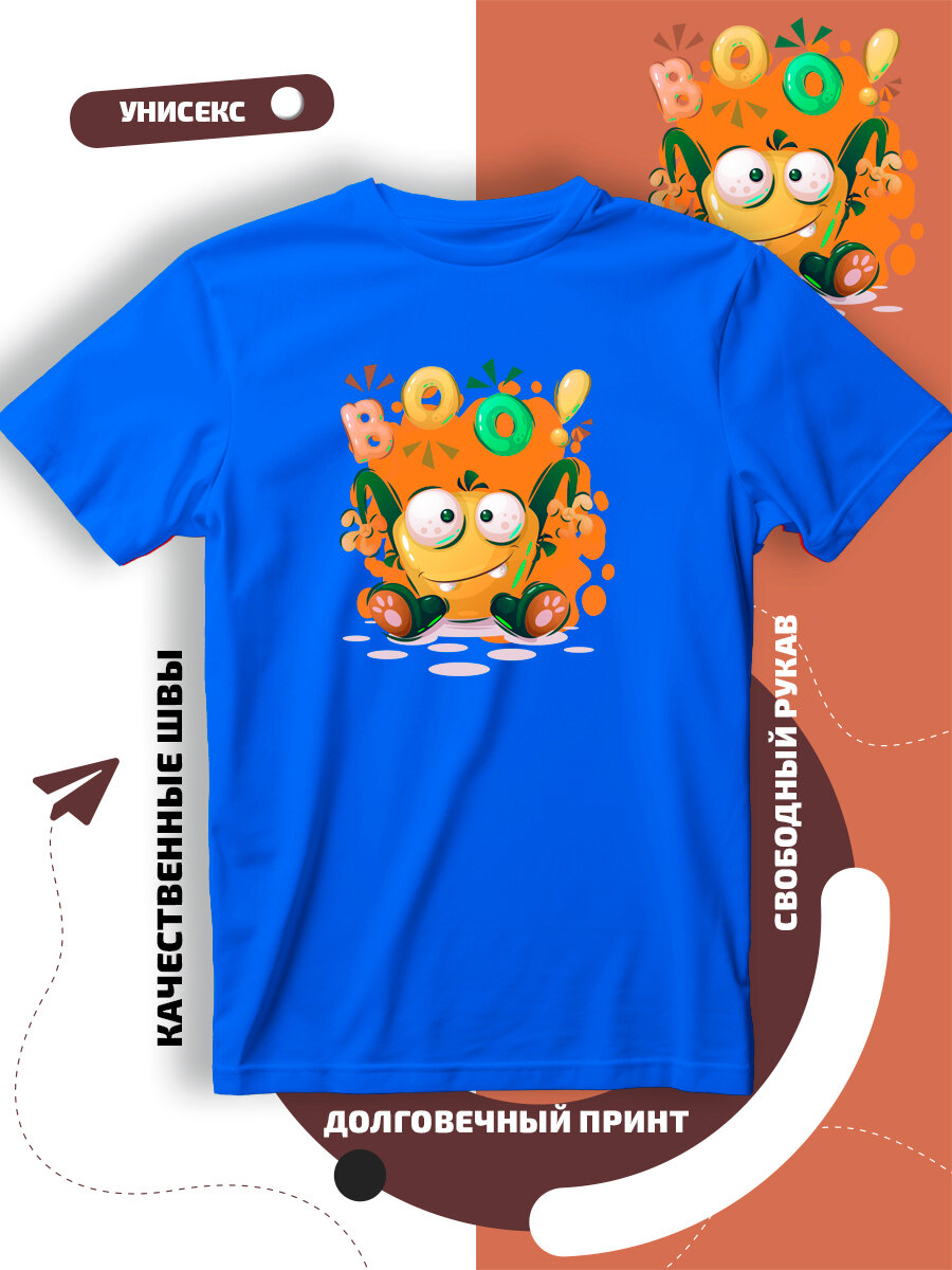 Футболка монстр с надписью boo