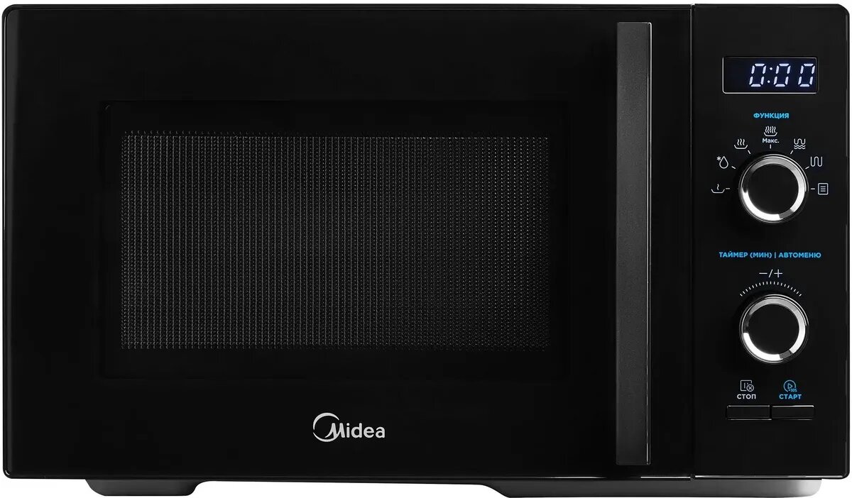 Микроволновая печь Midea AG825P2ET-B, 800Вт, 25л, черный