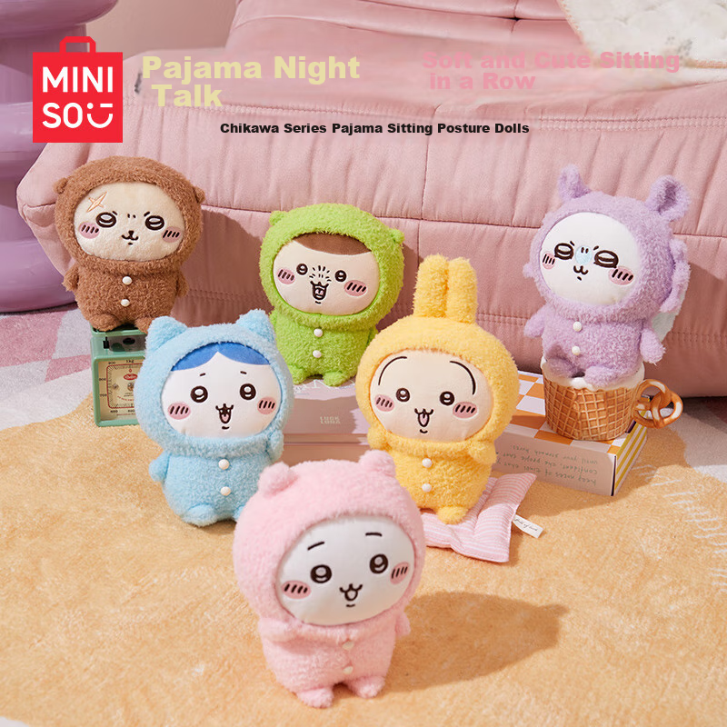 MINISO Chiikawa Plush Toy Doll Pillow Gift for Women Chiikawa Yi