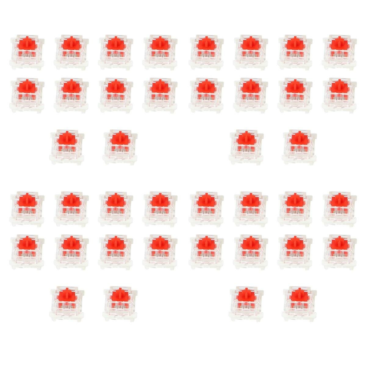 40 шт. пластик для замены клавиатуры Cherry Red 3 Pin MX RGB механического переключателя