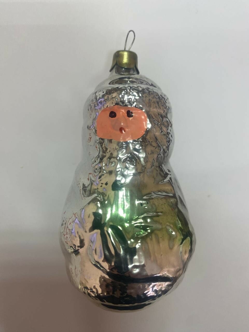 Игрушка на елку Дед Мороз с мешком через плечо Винтаж из СССР