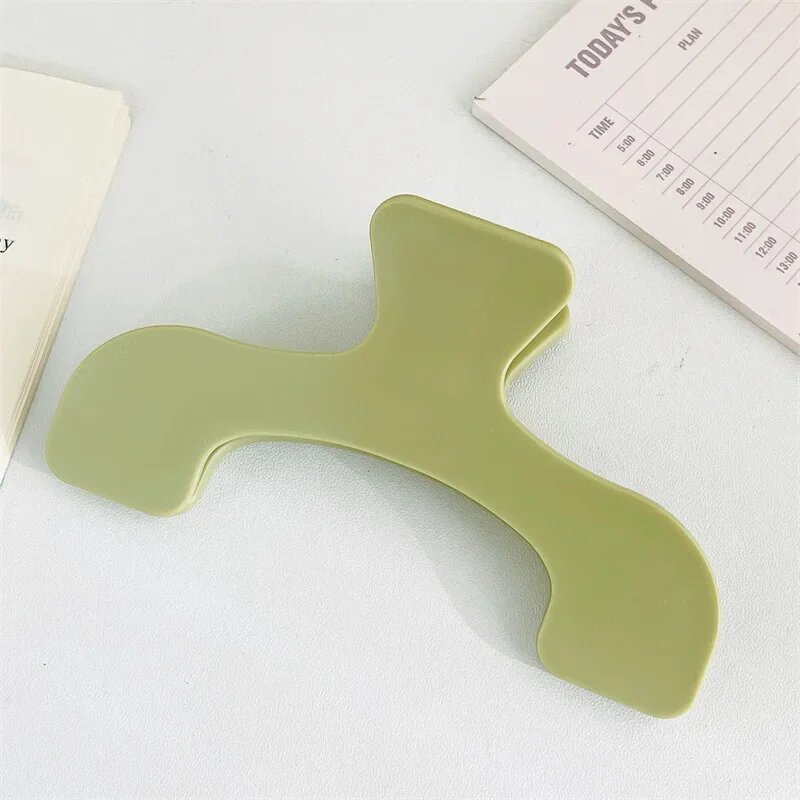 Прозрачный пластиковый зажим для книг green