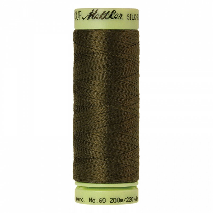 Нить для машинного квилтинга SILK-FINISH COTTON 60, 200 м 0667 Golden Brown