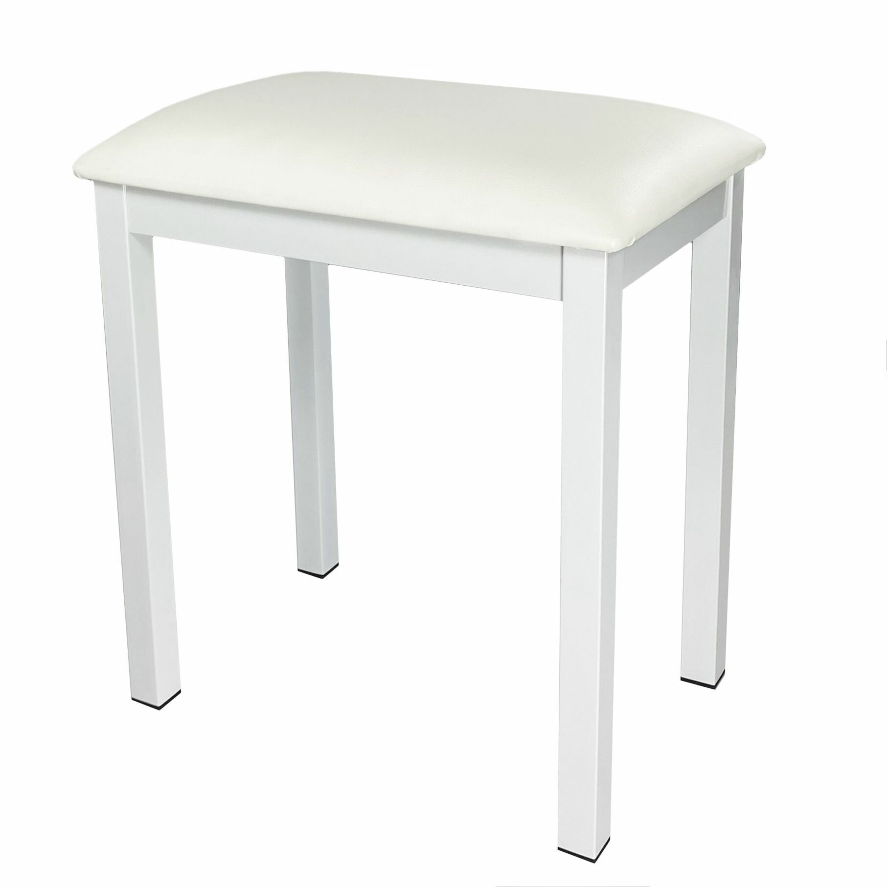 Банкетка для пианино, синтезатора / стул пианиста. Белая