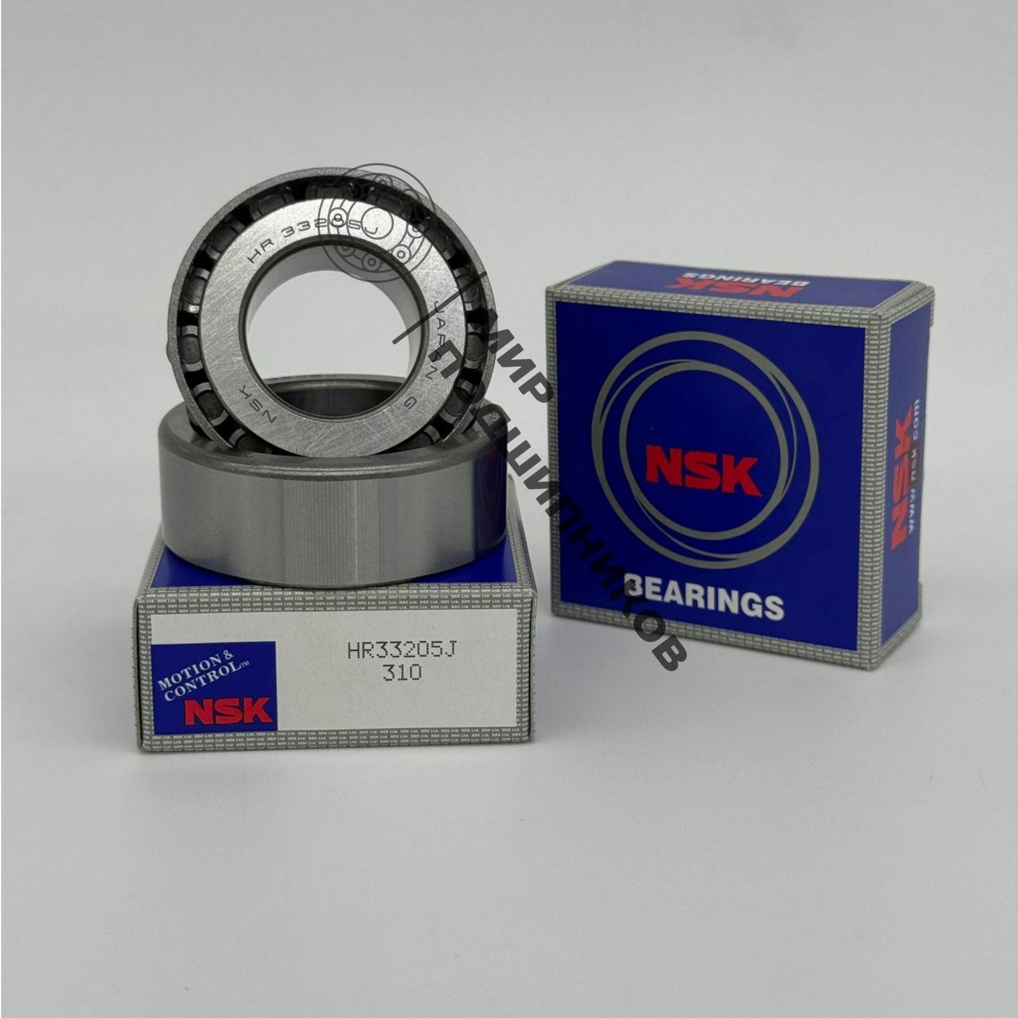 Подшипник роликовый радиально-упорный однорядный NSK HR33205J 25х52х22 (3007205)