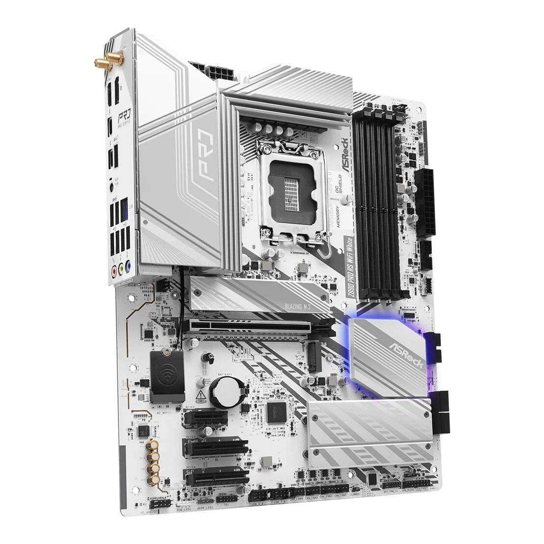 Материнская плата ASRock Z890 PRO RS, пассивное охлаждение, поддержка процессоров Intel