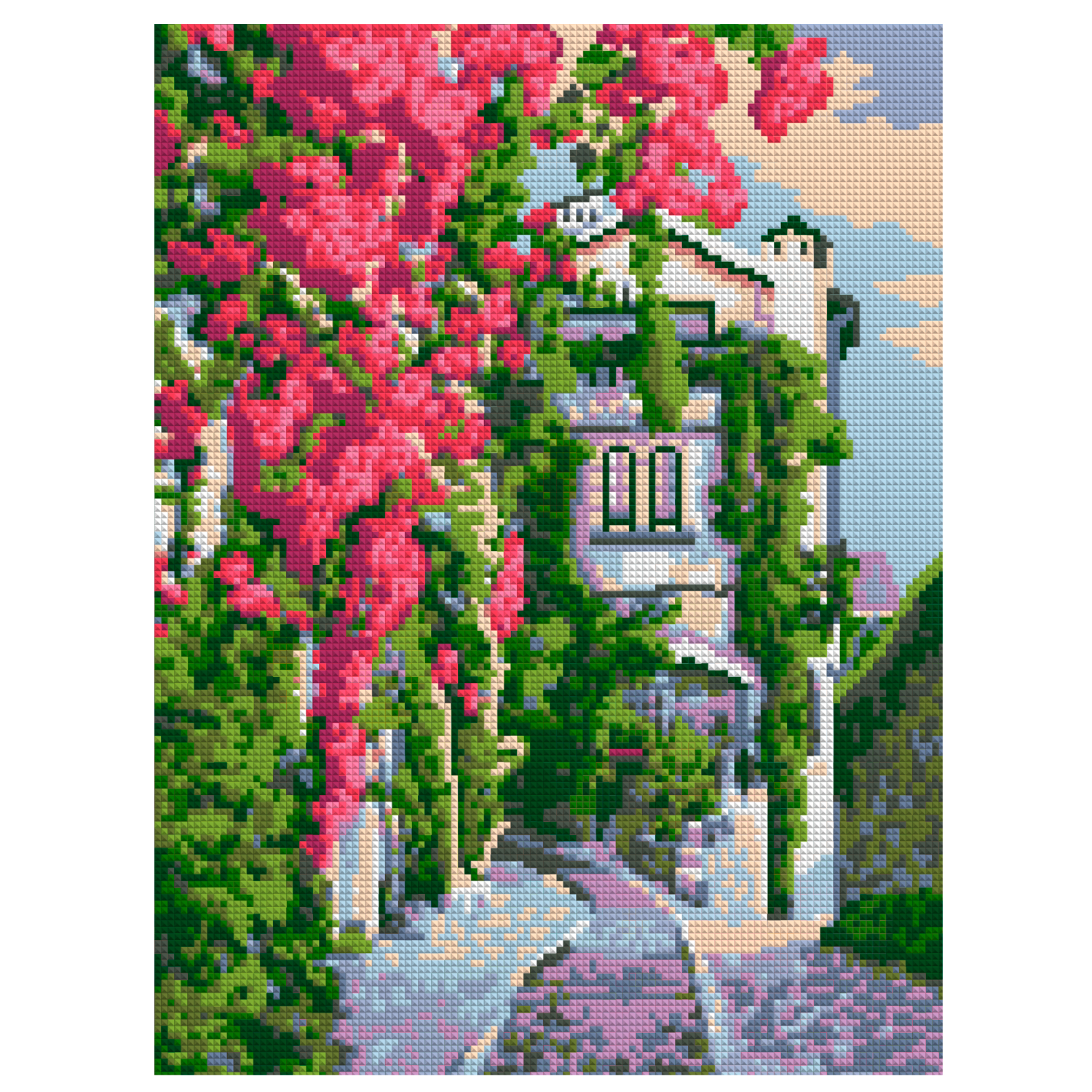 Алмазная мозаика LORI(колорит) Итальянский дворик