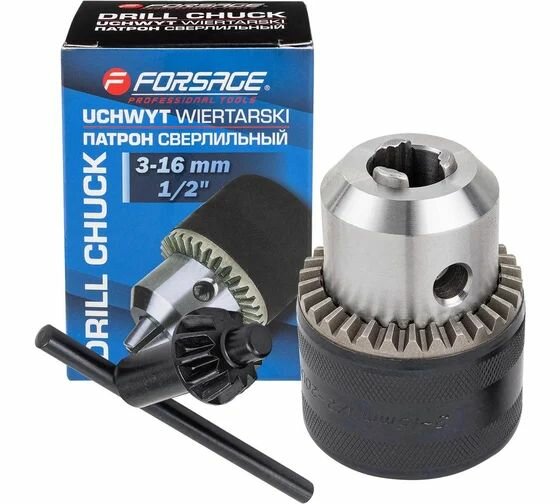 Патрон цанговый для дрели (3-16мм, 1/2") FORSAGE