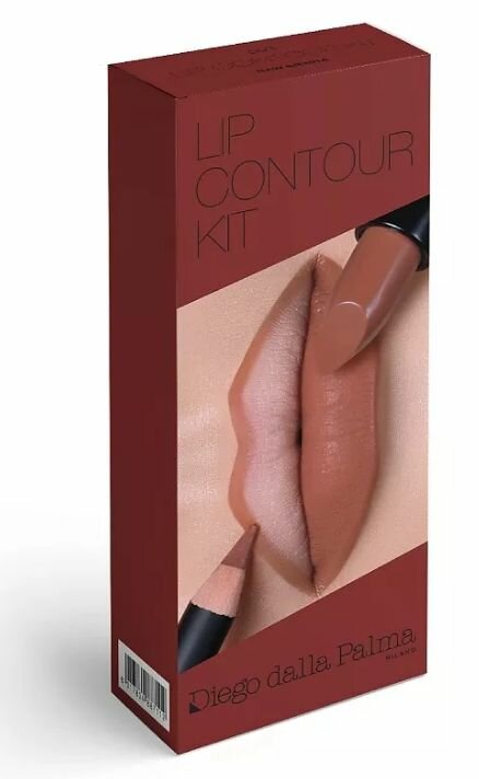DIEGO DALLA PALMA MILANO Набор средств для губ Lip Contour Kit, № 503 RAW SIENNA, 4,6 г