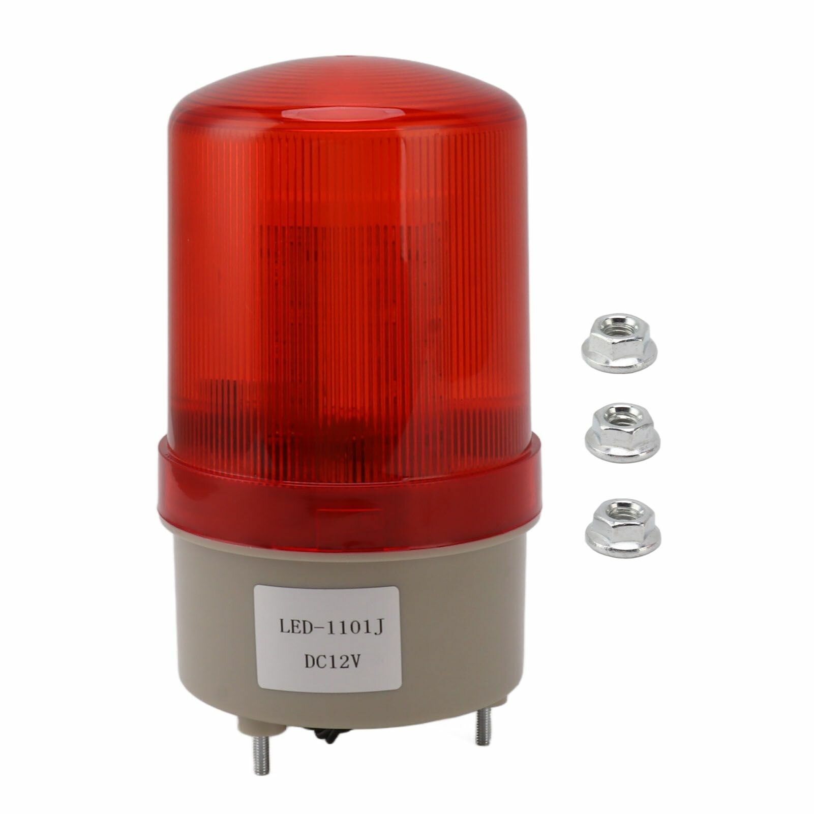 Вращающийся сигнальный светильник постоянного тока 12 В, вращающийся акустический оптический предупреждающий зуммер, сигнальная лампа для вторжения в электронный забор