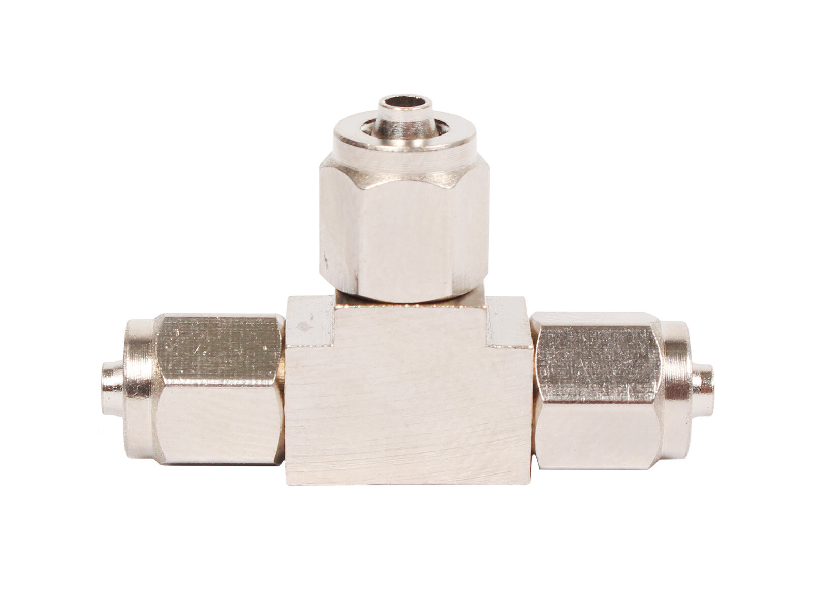 Фитинг тройной с накидными гайками KPE-4