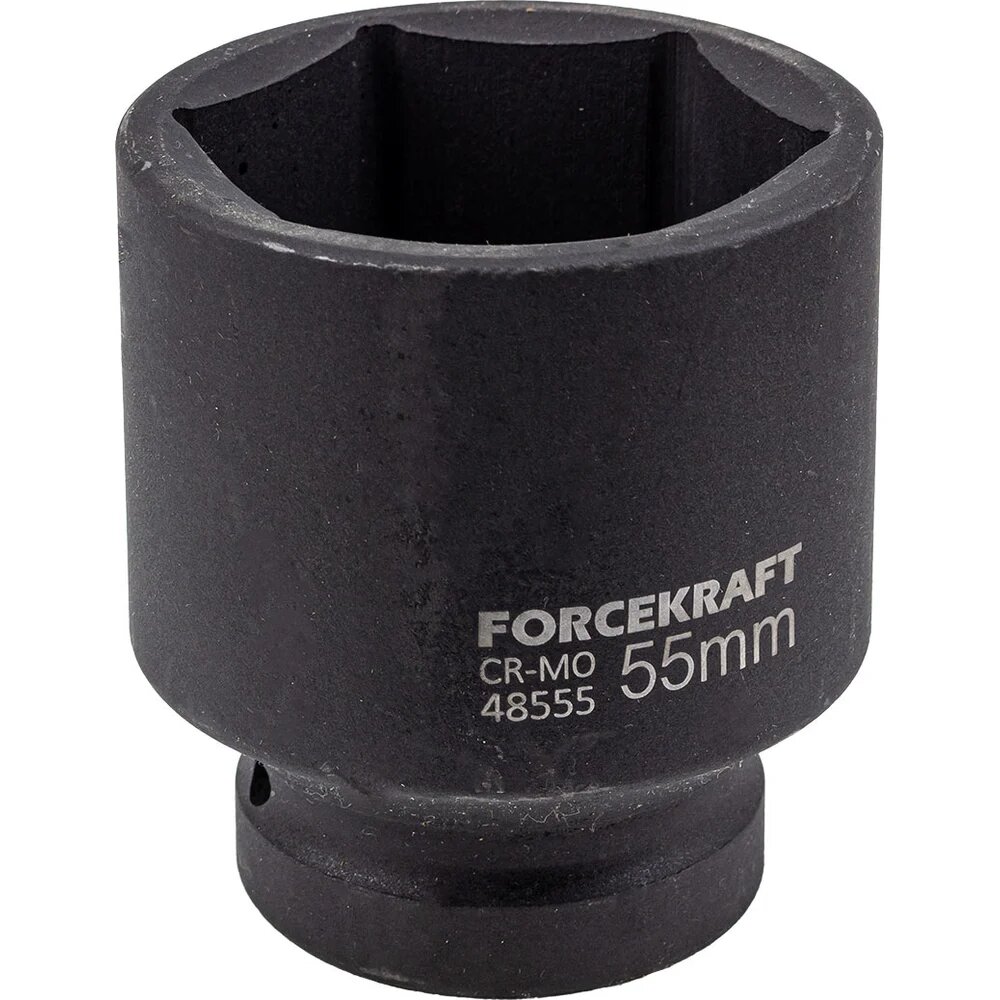 Головка ударная 6-гранная 55 мм, 1" Forcekraft FK-48555(56363), граней