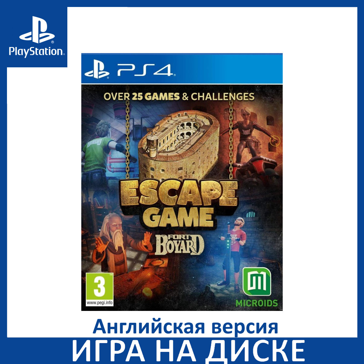 Игра Escape Game Fort Boyard PS4 Английский язык Диск на PlayStation 4