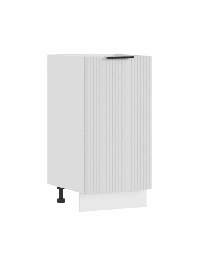 Кухонный модуль напольный, стол Муссон с полками, 40х46х81.6 см, Белый / Дымка